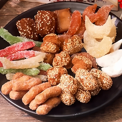 八喜果子河南传统糕点果子250g袋