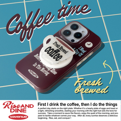 美式复古磁吸支架手机壳