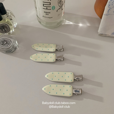 化妆的时候喜欢夹~Nabi同款韩国ins甜美可爱化妆无痕夹刘海夹发饰
