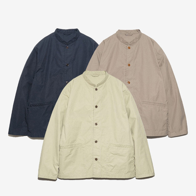 NANAMICA Band Collar Shirt Jacket 25SS 立领工装夹克外套
