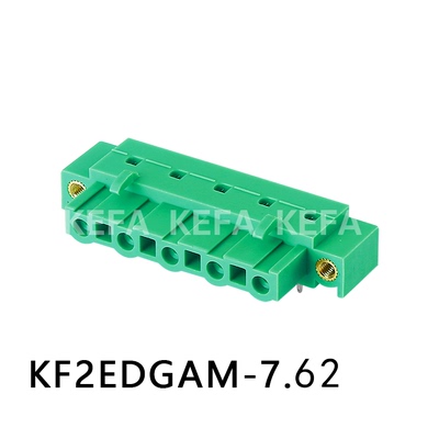 科发 KF2EDGAM-7.62 带耳 间距7.62MM 2P--12P 插拔式PCB接线端子