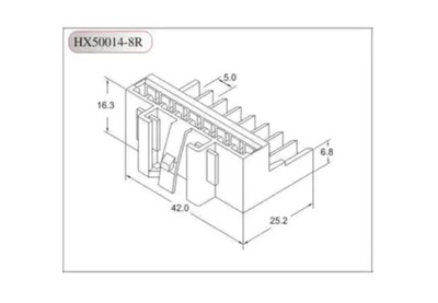 HX50014-8R-特种连接器-连接器 / 拍1发100