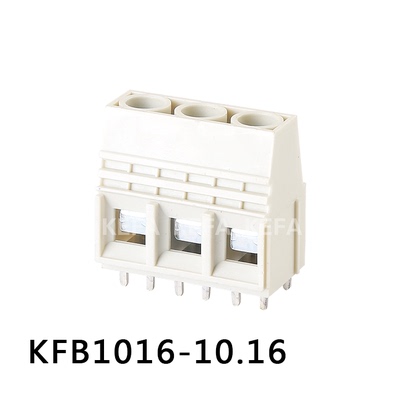 螺钉式PCB接线端子 接插件 KFB-1016 间距10.16MM 极数2P/3P 白色