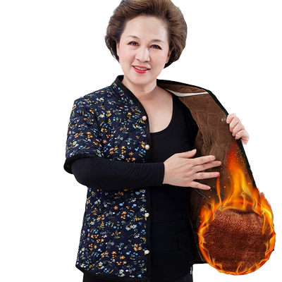 驼绒外套中老年人洋气