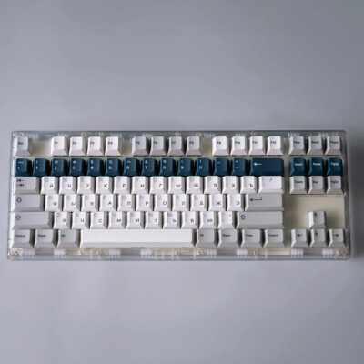 日当午GMK Prussian Alert普鲁士蓝主题键帽机械键盘热升华客制化