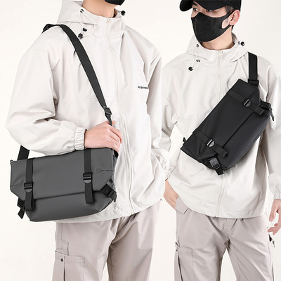 New postman bag, trendy Hong Kong style crossbody bag斜挎包