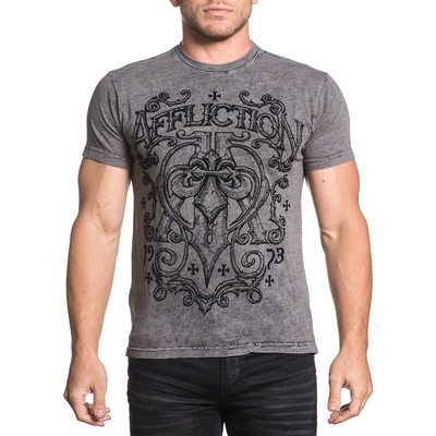 affliction夏男士短袖T恤双面穿