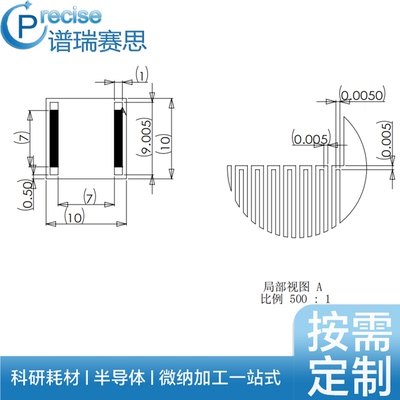 铌酸锂声表面波器件电极