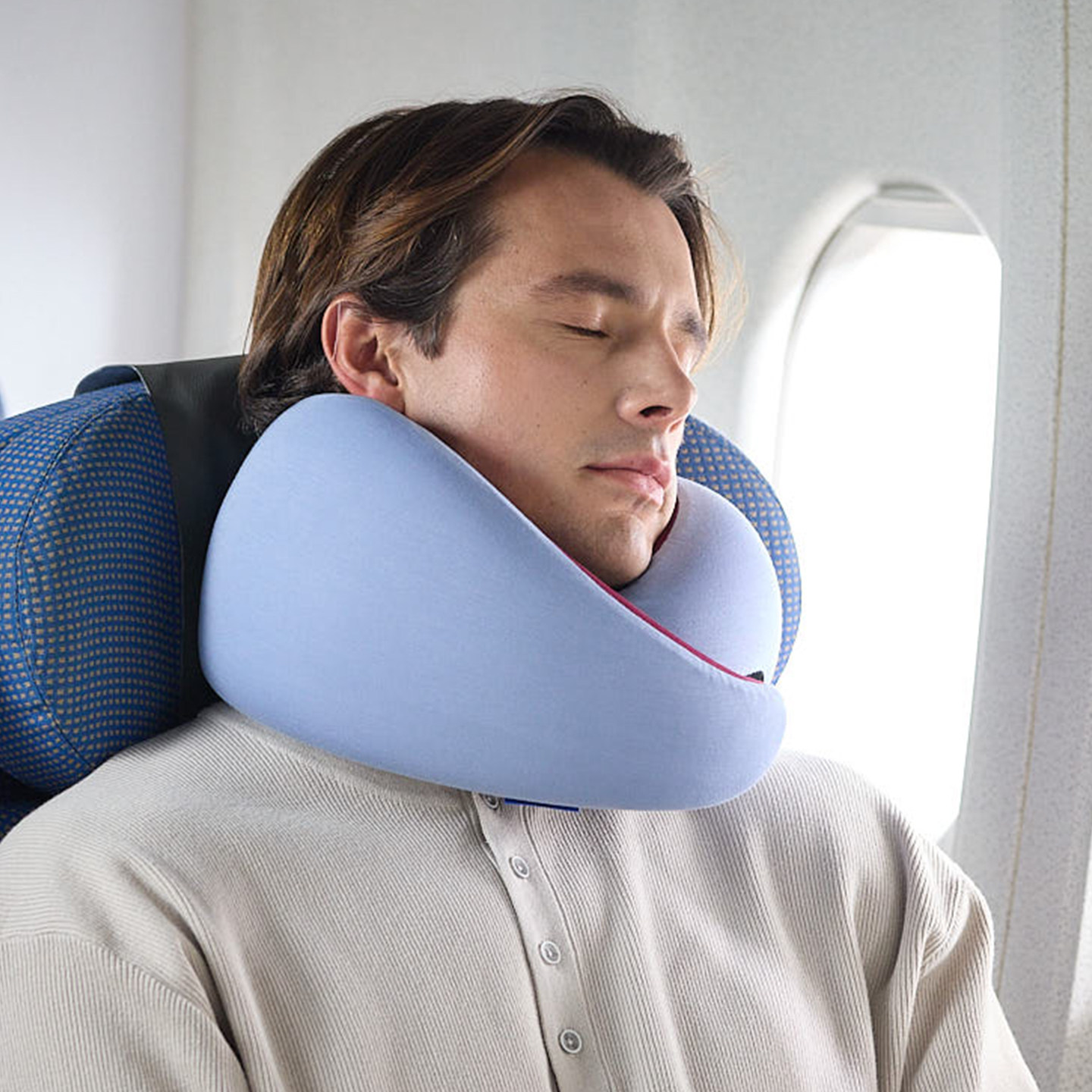 西班牙OstrichPillow鸵鸟枕不歪脖旅行u型枕头护颈枕午睡枕颈椎枕