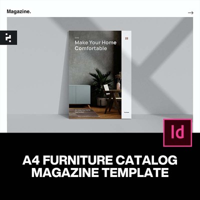 20页A4极简产品手册画册目录杂志作品集排版设计id版式素材模板