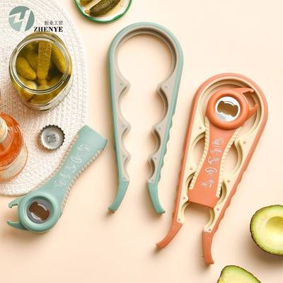 Bottle opener four-in-one can opener two-piece kitchen