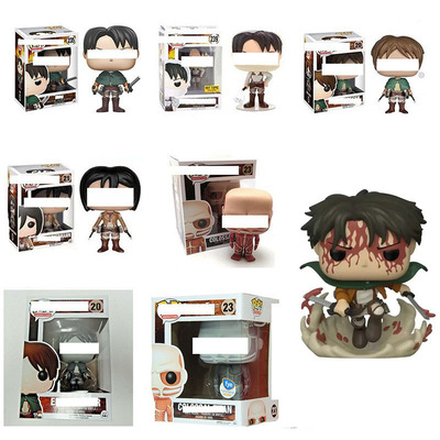 进击的巨人 兵长利威尔 公仔 手办 艾伦 三笠阿克曼