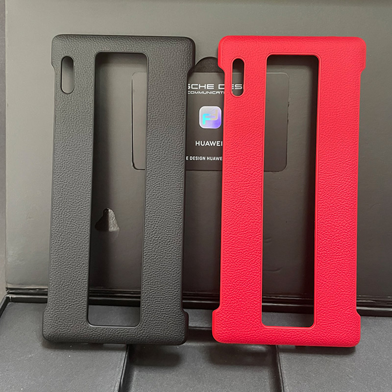适用华为mate30rs保时捷手机壳原厂无边框限量版保护套薄原装真皮背壳LIO-AN00P