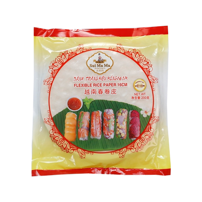 越南春卷皮进口水妈妈低脂薄饼晶