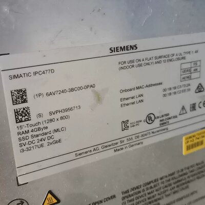 询价工控机IPC477D，型号6AV7240-3BC00-可维修
