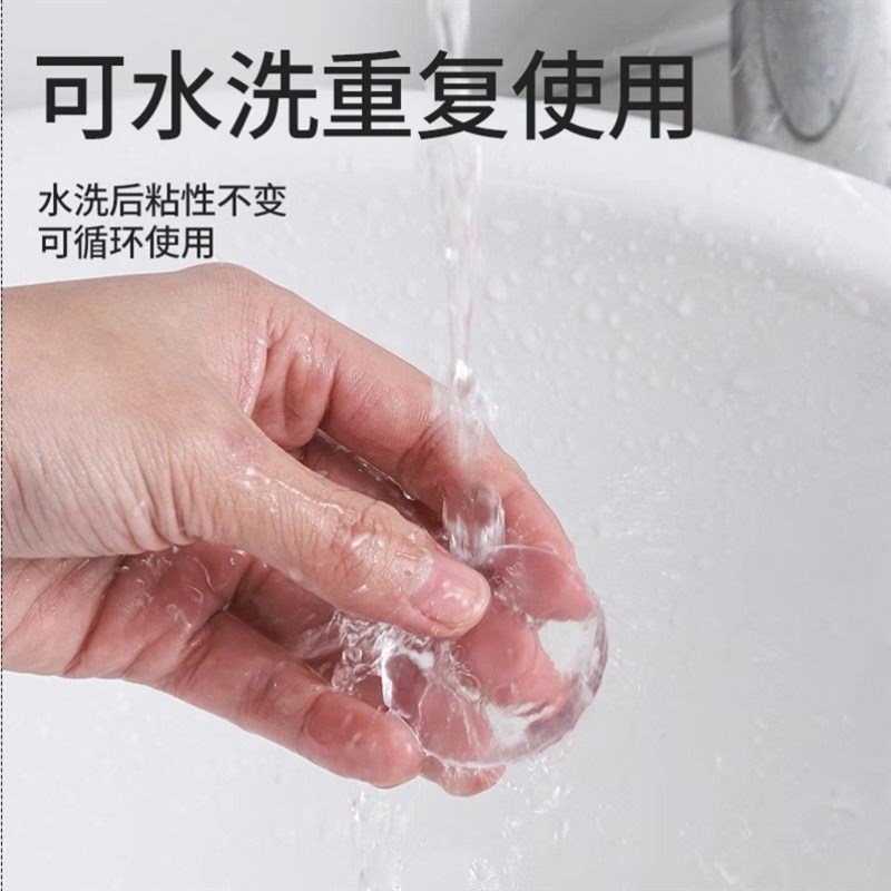 门把手防撞贴硅胶静音垫冰箱门贴门挡条防碰撞神器柜W门后颗粒墙