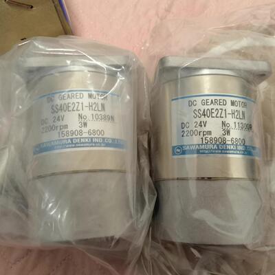议价SS40E2Z1-H2LN 158908-6800 直流齿轮调速马达 DC24V 3W维修