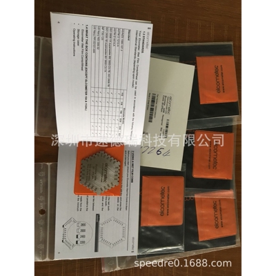 英国Elcometer易高 B112AL12473-3 六角湿膜梳规 吕质