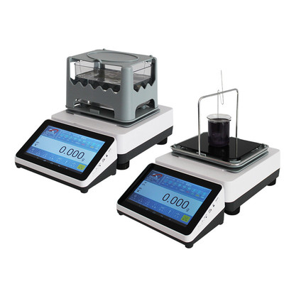 XFMD-3205S多功能固体液体粉末密度计0.001g/cm3触摸屏电子比重计