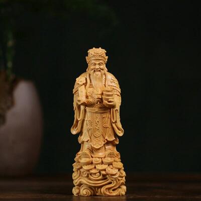 小叶黄杨木雕木质工艺礼品摆饰文玩家居装饰收藏实木雕刻人物摆件
