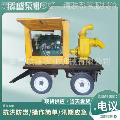 14732口径6缸柴油机动流排力加装自吸装机置防汛涝混泵
