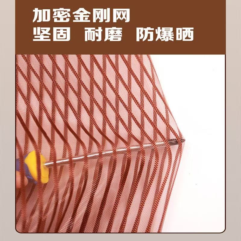 金刚网夏季防蚊门帘纱门r纱窗家用磁性自吸卧室高档防蝇隔断免打