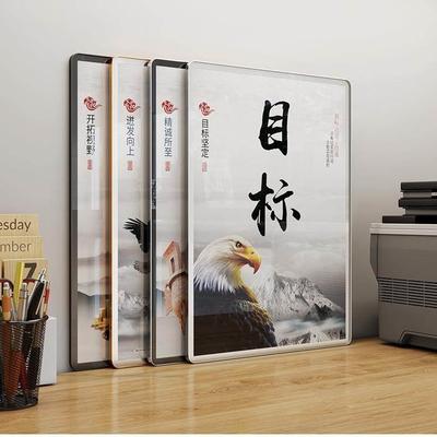 电梯广告框a3相框铝合金磁吸画框挂墙亚克力展示宣传海报框文化墙