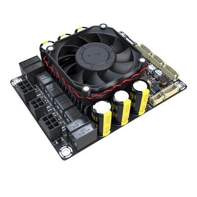 4x100W蓝牙功放板5.0 带ADAU1701 DSP 支持4.0/2.1/2.0大功率200W