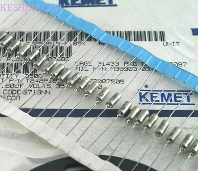 M39003/03-0164  35V 1.8UF 185K   KEMET集美轴向阴极钽电解电容