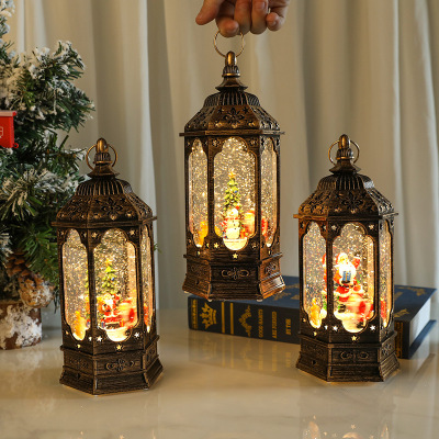 Shopping malls, hotels, illuminated decorations, Christmas