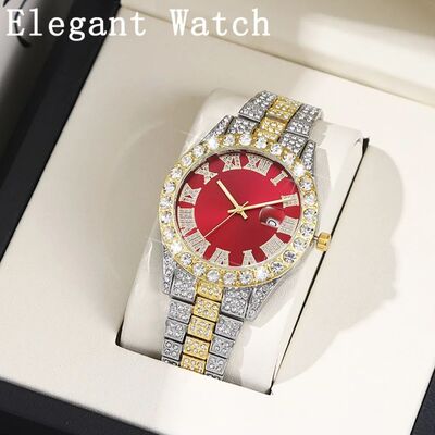 Men Watch, Men's Fashion Quatz Watch, Glamoous Roman Scale