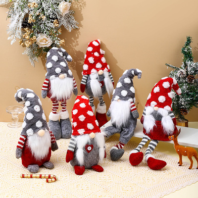 New Chistmas Decoations Ceative Faceless Doll Nodic Style