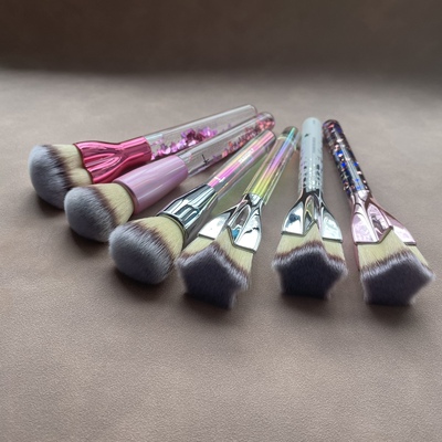 绝美牛货 it爱心流沙粉底刷无痕星星款化妆刷粉底液刷省粉w11