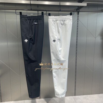 DESCENTE迪桑特F360版型秋季新款男子梭织速干运动长裤D3231RPT45