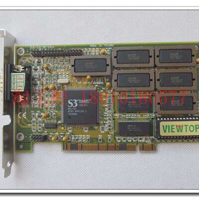 S3显卡 PCI显卡 B3D-S32，BP-S3Cx VIE WTOP 工控机显卡 采集卡议