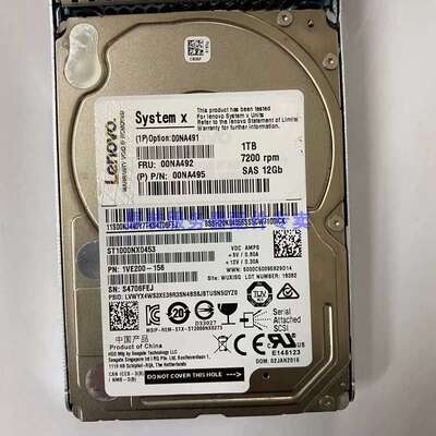 00NA491 00N492 00NA495 1TB 7.2 SAS 服务器 硬盘议价