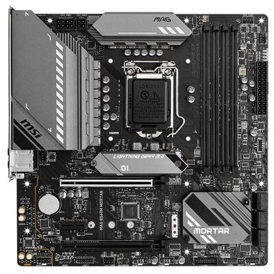 MSI/微星 MAG B560M MORTAR 1200针 上10 11代cpu 中板议价