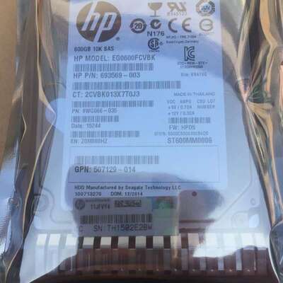 Gen8 G9 G8 Gen9 600G 10K SAS 2.5 652583-B21 653957-001 硬盘