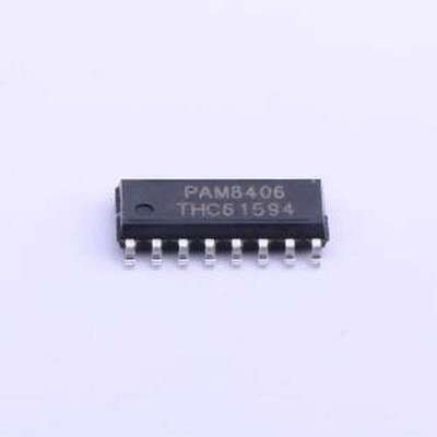 PAM8406DR 音频功率放大器 5W立体声D, AB类音频功率放大器 SOIC-