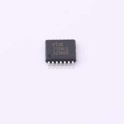 PI3C3126LEX 信号开关/编解码器/多路复用器 PI3C3126LEX TSSOP-1