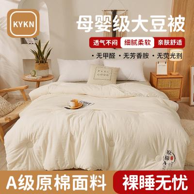 KYKN大豆被纤维夏凉被四季通用学生宿舍棉被芯加厚春夏秋冬款