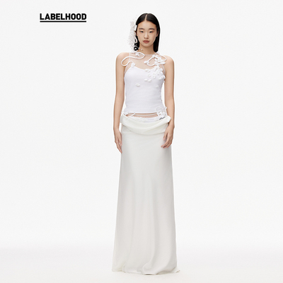 MARRKNULL藤蔓花朵背心长裙