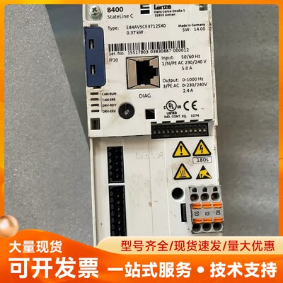 Lenze8400，E84AVSCE37125X0，成色如图