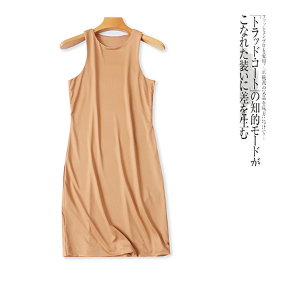 双层无袖连衣裙夏季新款外贸女