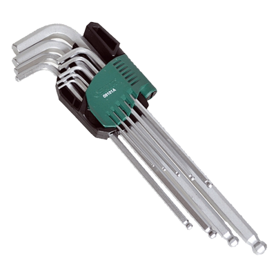 世达9件套长内六角公制球头扳手组套09101 09103 09105 09107A