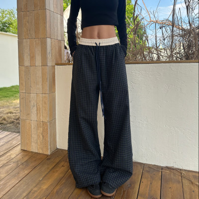 Hope88美式复古格子裤男