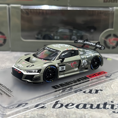 KILOworks 1:64 奥迪 R8 LMS 达尔文 女武神 合金汽车模型