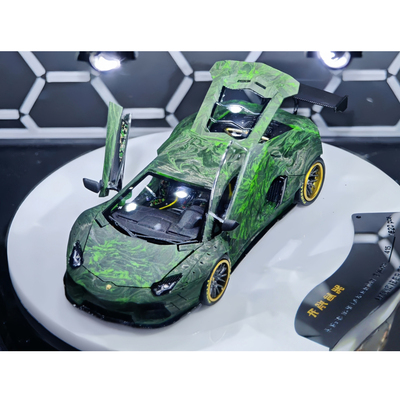 PGM 1:64 LBWK LP700-4 绿碳 仿真汽车模型