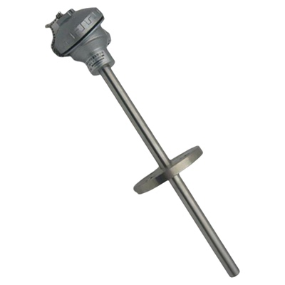 wrn2-431 k型热电偶 wrn-430 l=450*300mm 0-1000℃ 固定法兰DN20
