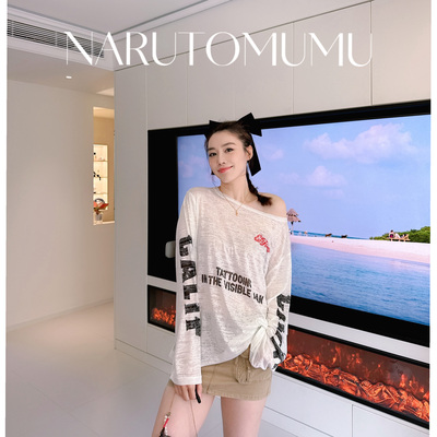 小姐姐全球购ED HARDY 复古美潮 轻薄 透气 长袖大T恤女款 26夏02